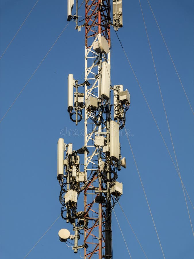 Cell phone antenna stock photo. Image of mobile, network - 144878004