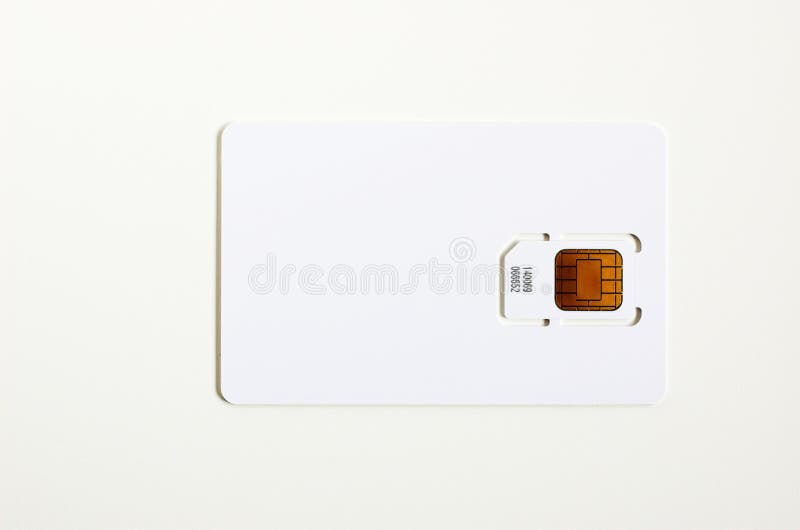 Cell phone card stock photo. Image of identity, blank - 1136850