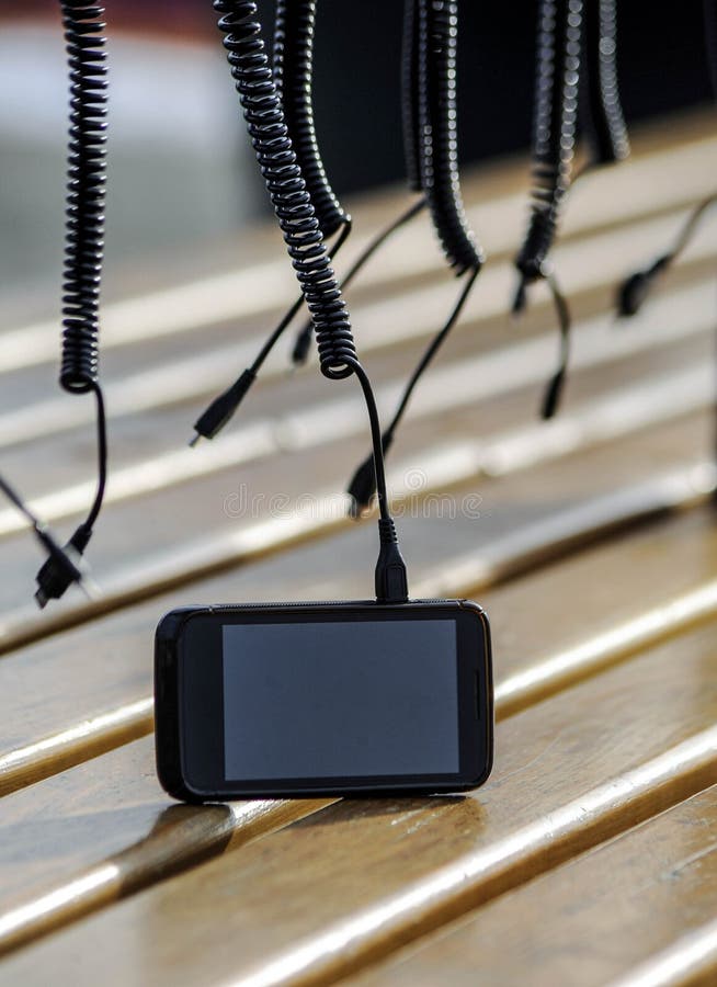 Cell Phone Charging Battery Stock Image - Image of micro, adapter: 84227475