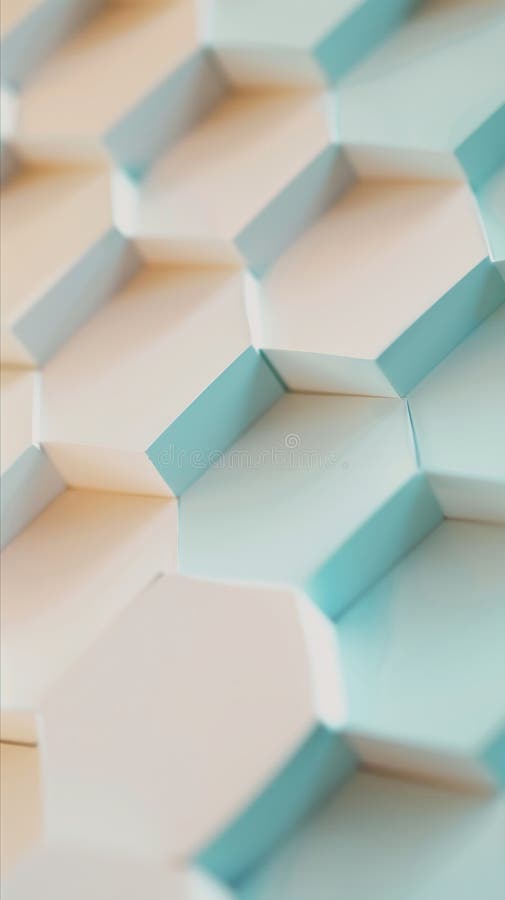 Cell Phone Close Up on Hexagonal Tiles Stock Photo - Image of phone ...