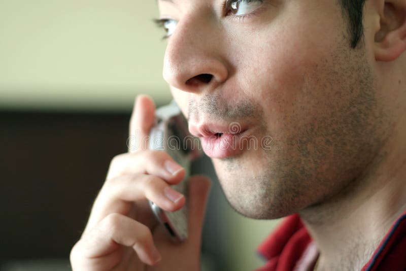 Cell phone convo stock photo. Image of corporate, news - 5178340