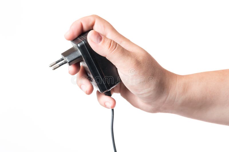 The Electric Adapter Isolated Stock Image - Image of power, path: 65651807