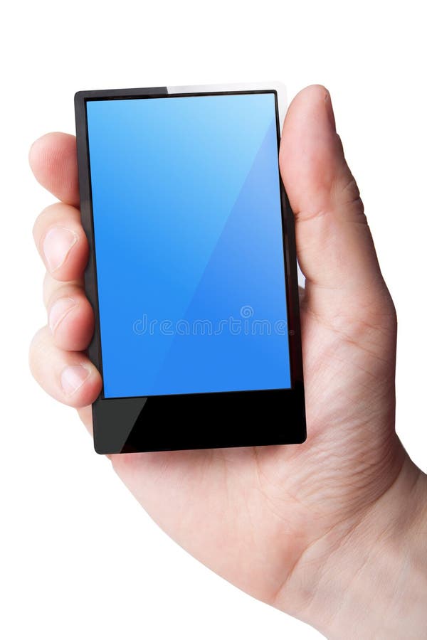 Cell Phone in Hand stock image. Image of portable, cellphone - 17022613