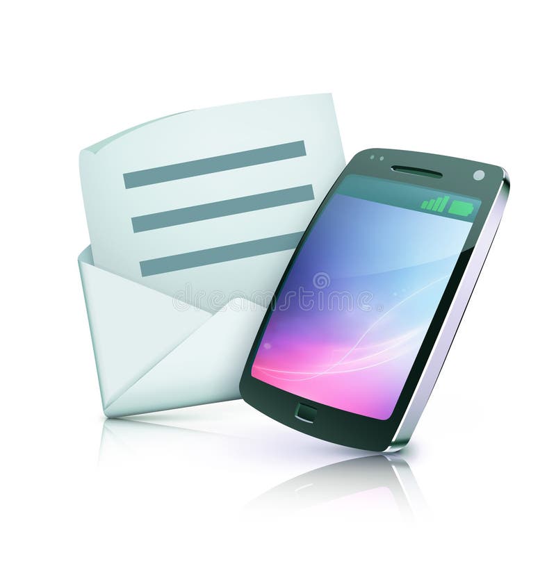 Text Cell Phone Stock Illustrations – 37,059 Text Cell Phone Stock ...