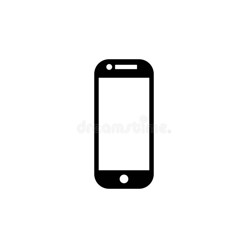 Cell Phone Icon Logo Vector Design Template Stock Vector - Illustration ...