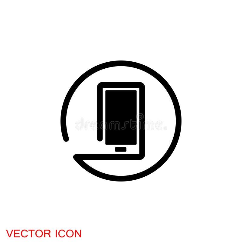 Cell Phone Icon, Smartphone Icon, Vector Illustration Stock ...