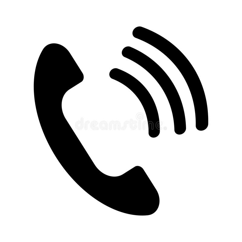 Cell Phone Icon Vector.Black Phone. Vector Illustration Stock Vector ...