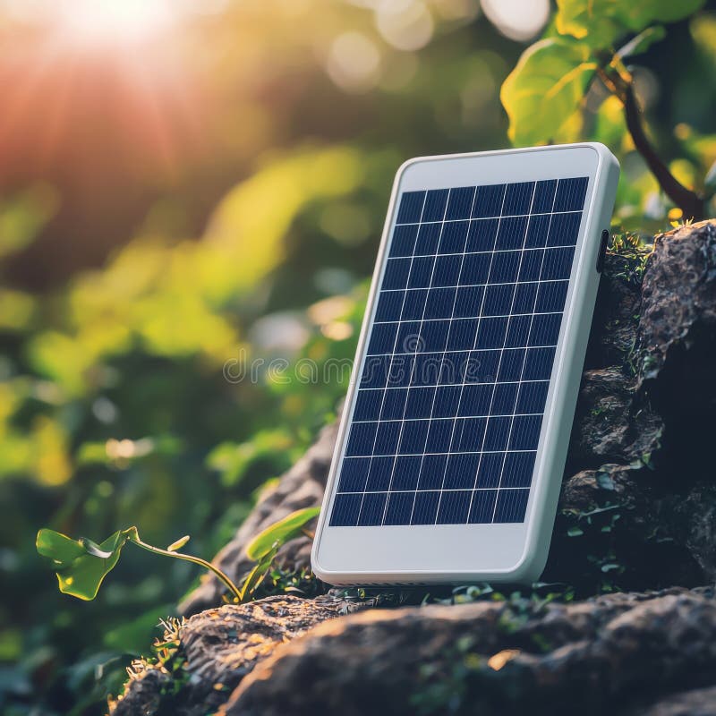 Cell Phone with Integrated Solar Panel Technology for Renewable Energy ...