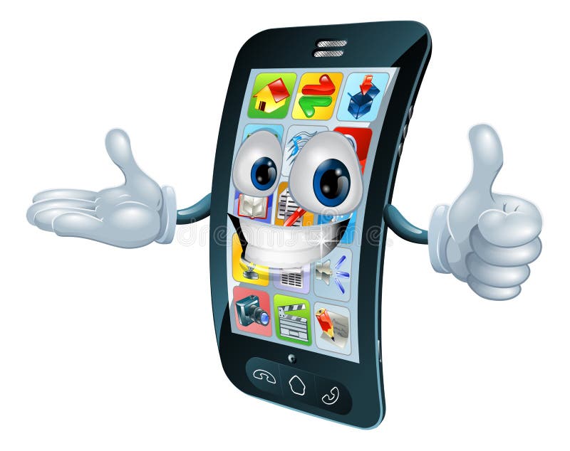 Cell Phone Clip Art Stock Illustrations – 2,700 Cell Phone Clip Art ...
