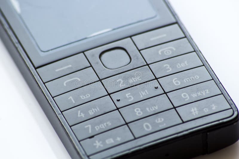 Cell Phone Numeric Keyboard Stock Image - Image of macro, mobile: 89982129