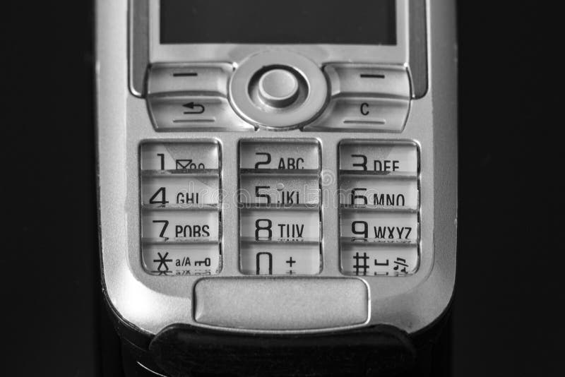 Cell Phone Numeric Keyboard Stock Image - Image of keypad, message ...