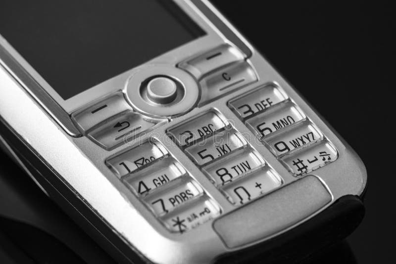 Cell Phone Numeric Keyboard Stock Image - Image of connection, detail ...