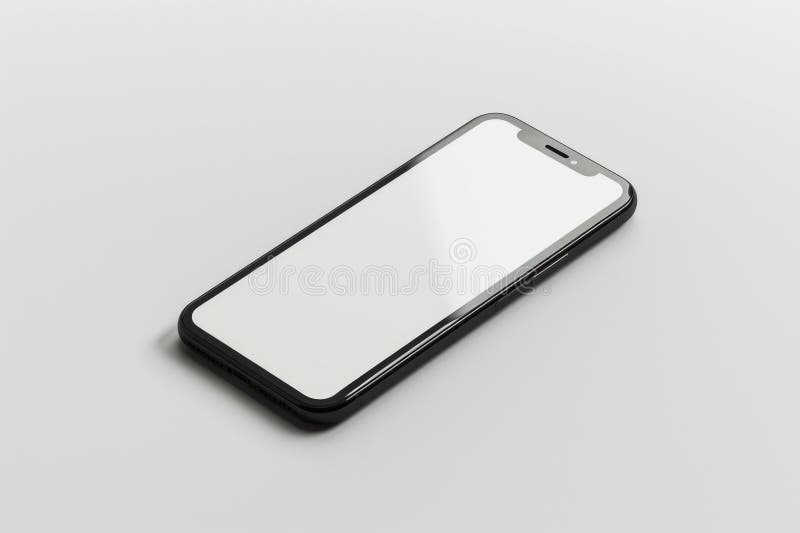 A Cell Phone Placed on a Table with a Flat Surface, Ideal for ...