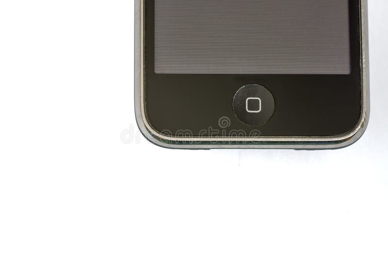 Cell Phone Power Button Close Up Stock Photo - Image of close, black ...