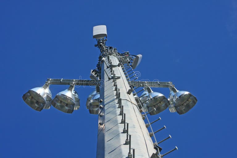 Cell Phone Relay Tower stock photo. Image of receiver - 8933584