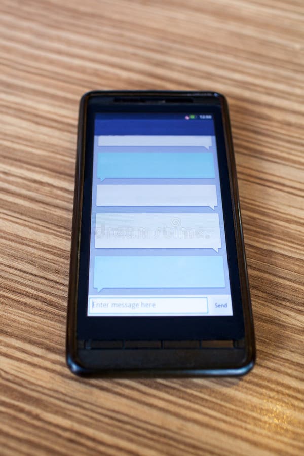 Cell Phone Text Messanging stock image. Image of internet - 51534605