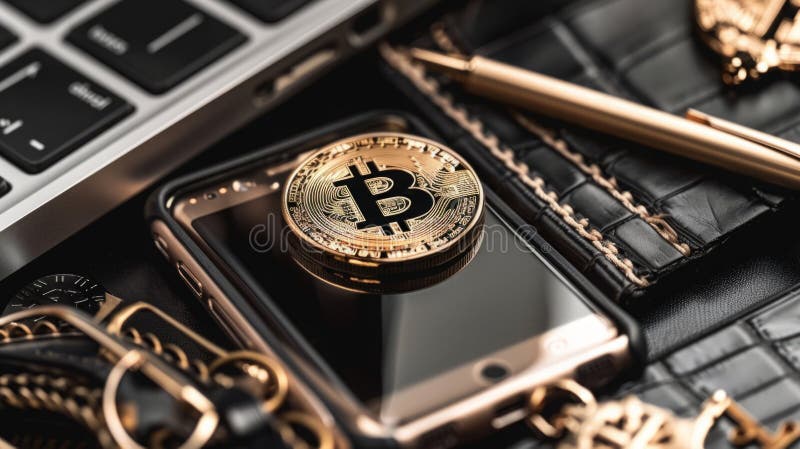 Cell Phone on Top of Laptop Computer Stock Image - Image of connection ...