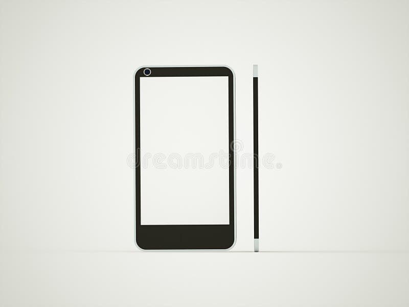 Cell Phone Touch Screen Concept Stock Illustration - Illustration of ...