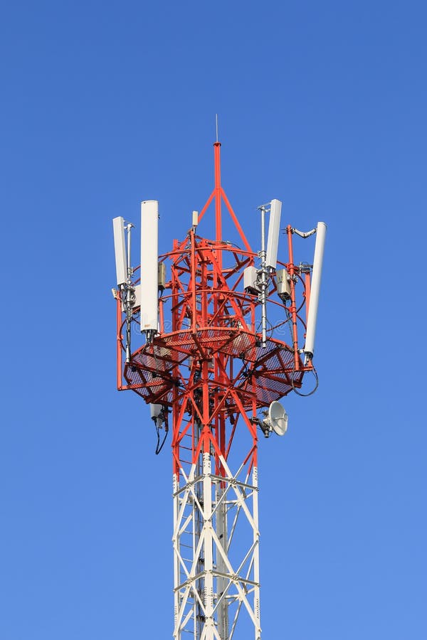 Cell phone tower stock photo. Image of telecommunication - 207918228