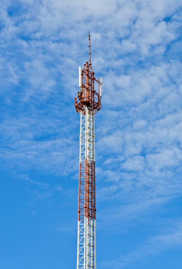 Cell phone tower stock photo. Image of metal, electronic - 26153320
