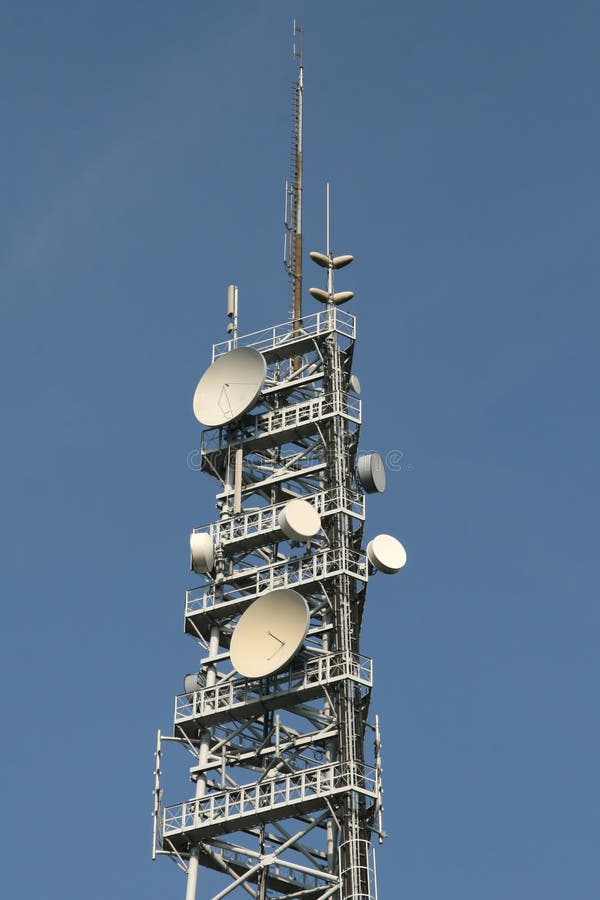 Cell-phone tower stock image. Image of white, cell, technology - 7234117