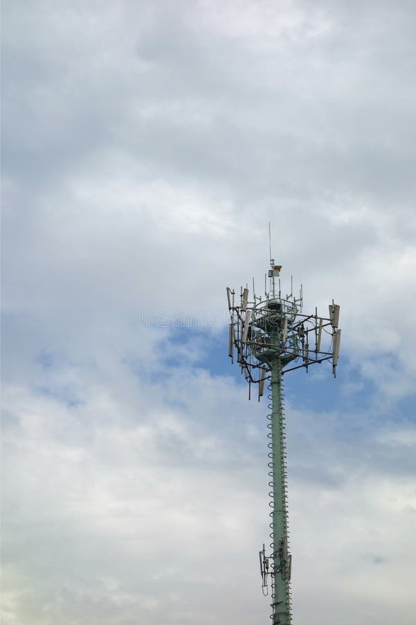 Cell Phone Tower stock photo. Image of calls, communications - 43965202