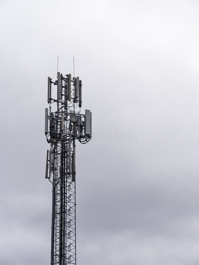 Cell Phone Tower with Copy Space, UK Editorial Image - Image of pylon ...