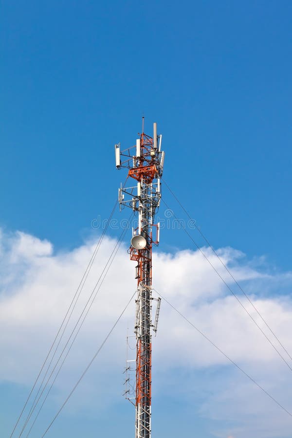 Cell phone tower stock photo. Image of phone, connection - 31206808