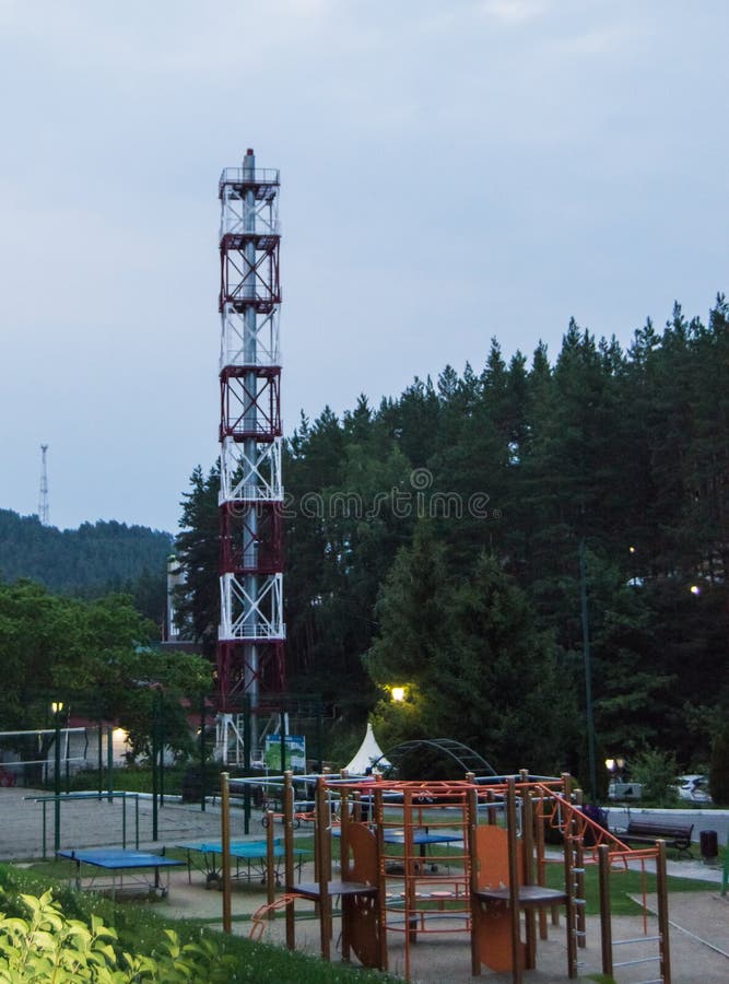 Cell Tower for Telephone Network and Digital Communication on the ...