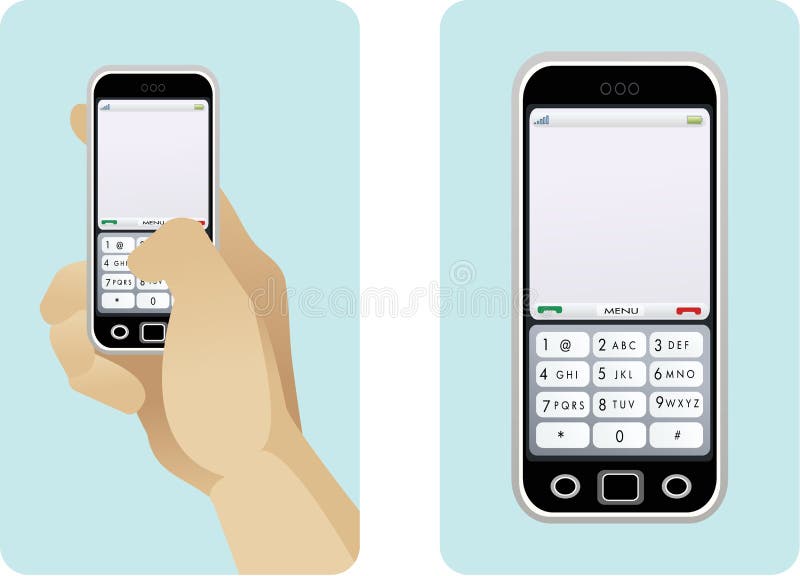 Text Cell Phone Stock Illustrations – 37,059 Text Cell Phone Stock ...