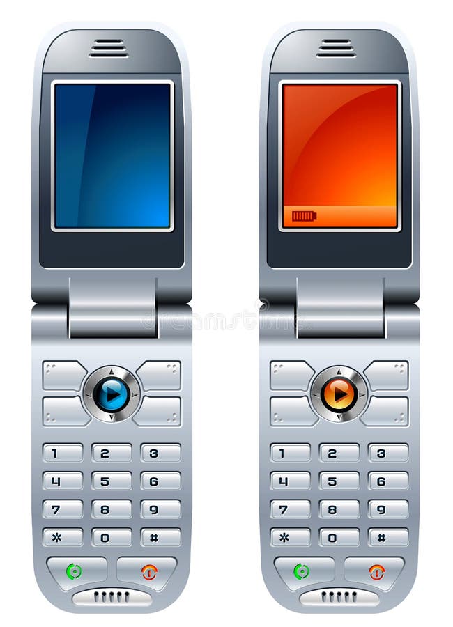 Mobile Cell Smart Phone Telecom Provider Flyer Stock Vector ...