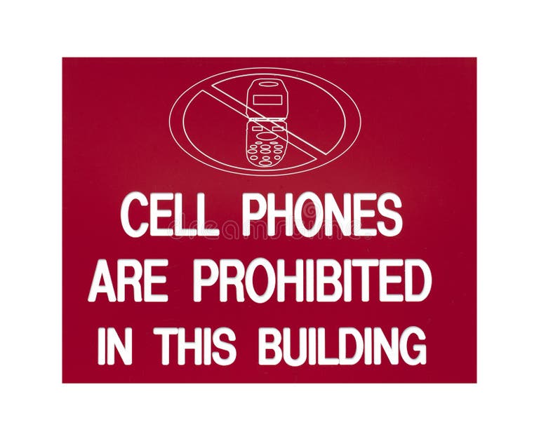 Cell Phones Prohibited Sign Stock Photos - Free & Royalty-Free Stock ...