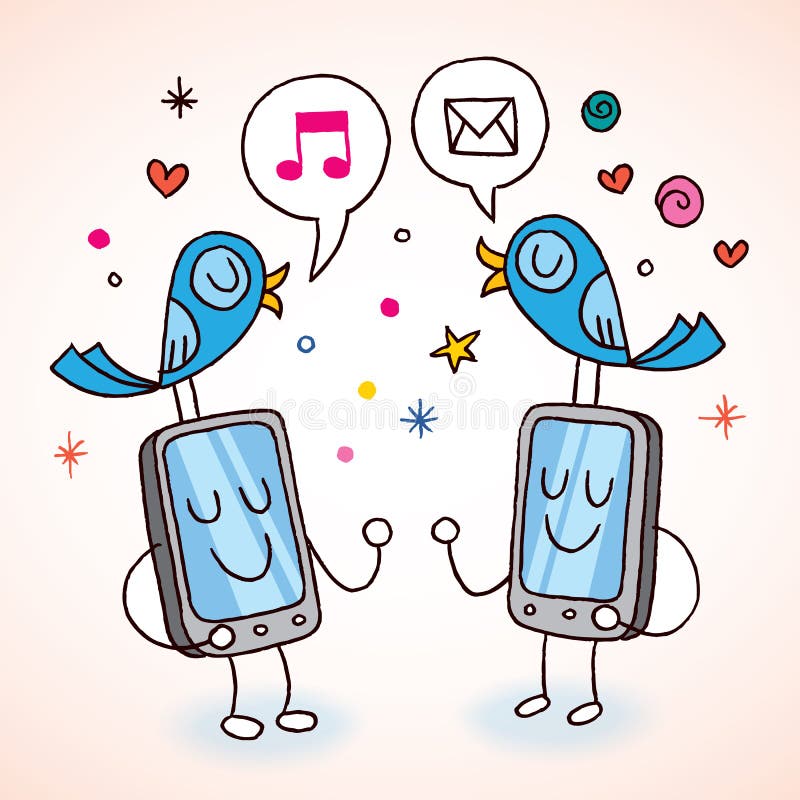 Cartoon Cell Phones Stock Illustrations – 1,048 Cartoon Cell Phones ...