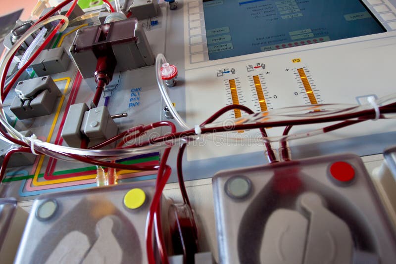 Cell Saver Device for Blood Reinfusion Stock Photo - Image of clinic ...