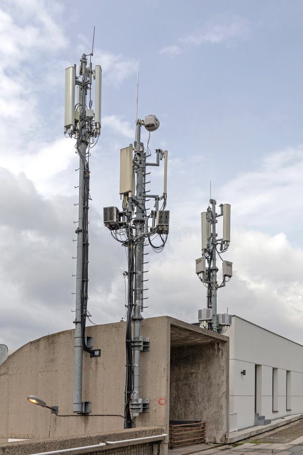 Cell Site stock image. Image of mast, tower, telephone - 146479095