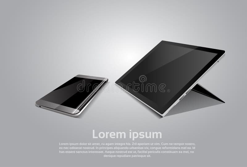 Cell Smart Phone Tablet Computer Responsive Design Blank Screen Digital ...