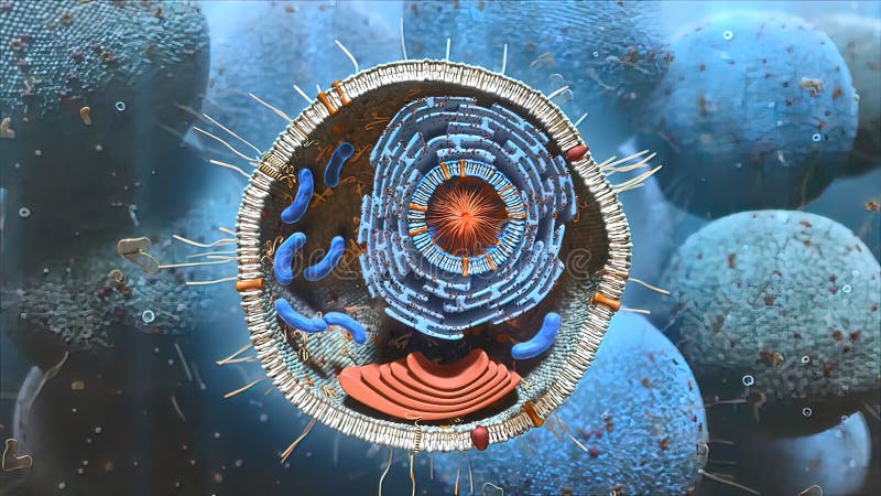 Cell Structure and Components, Mitochondria, Nucleus and Cytoplasm ...