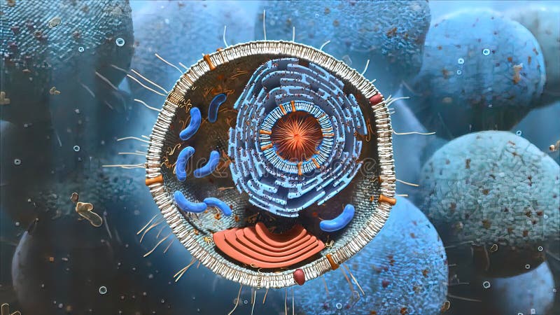 Cell Structure and Components, Mitochondria, Nucleus and Cytoplasm ...