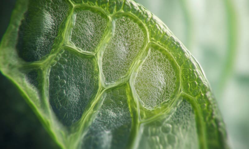 Cell Structure Hydrilla, View of the Leaf Surface Showing Plant Cells ...