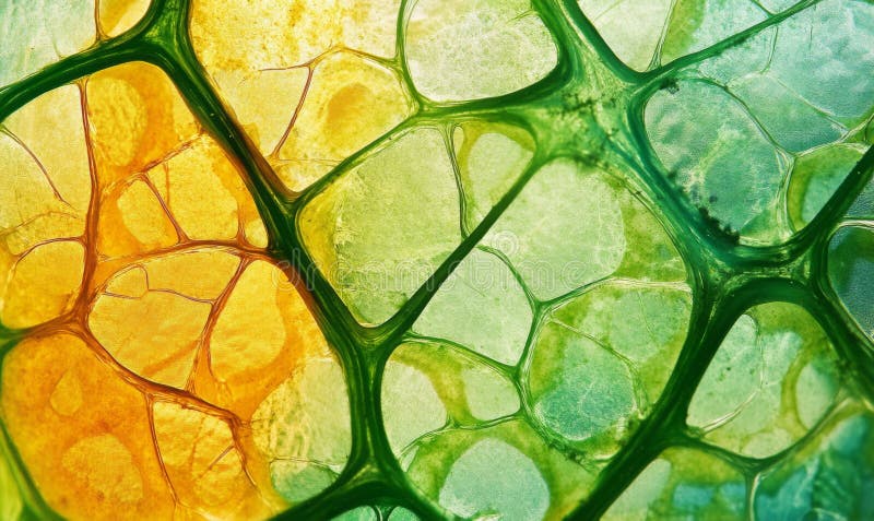 Cell Structure Hydrilla, View of the Leaf Surface Showing Plant Cells ...