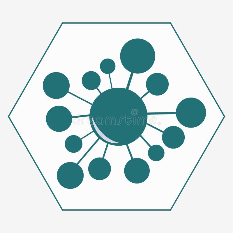 Cell structure iconuty stock illustration. Illustration of cell - 165537592