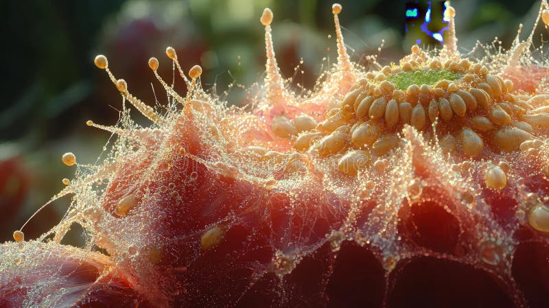 Cell Structure Microscopic Detail Stock Photo - Image of microscopic ...