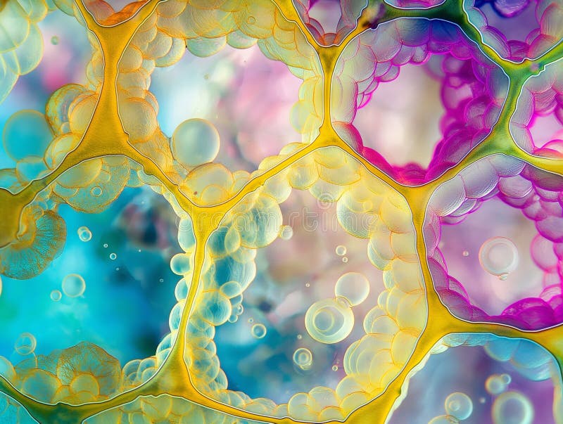 Cell Structure Plant, View of the Leaf Surface Showing Plant Cells ...