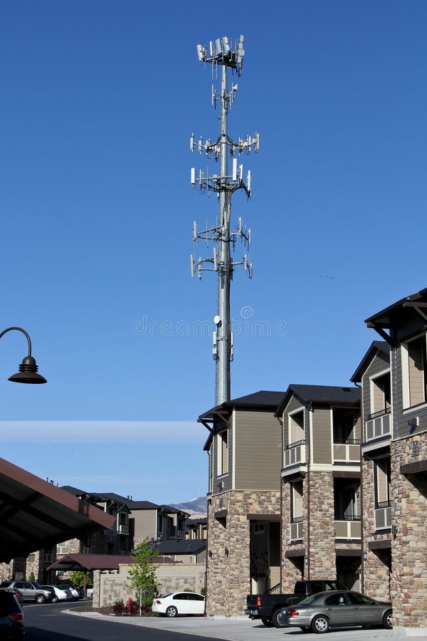 Cell Tower stock photo. Image of high, microwave, signal - 24561316