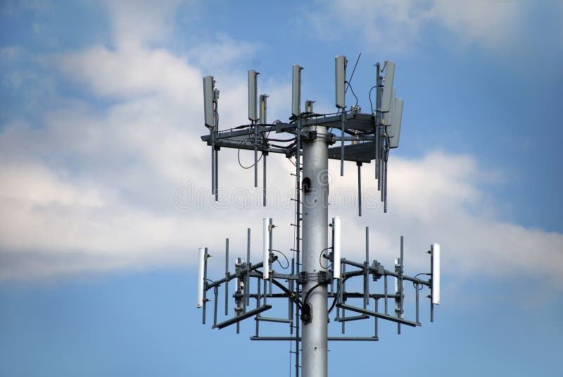 Cell Tower stock image. Image of mobile, tower, coverage - 961149