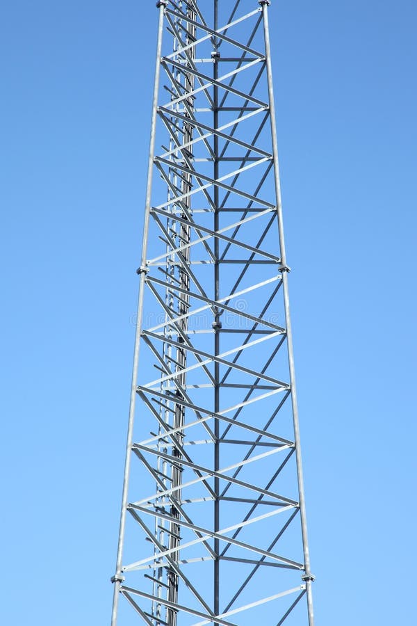 Cell tower fragment stock photo. Image of receive, steel - 24416370