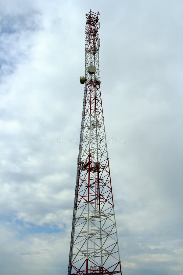 Cell tower stock image. Image of steel, cell, industry - 31719971