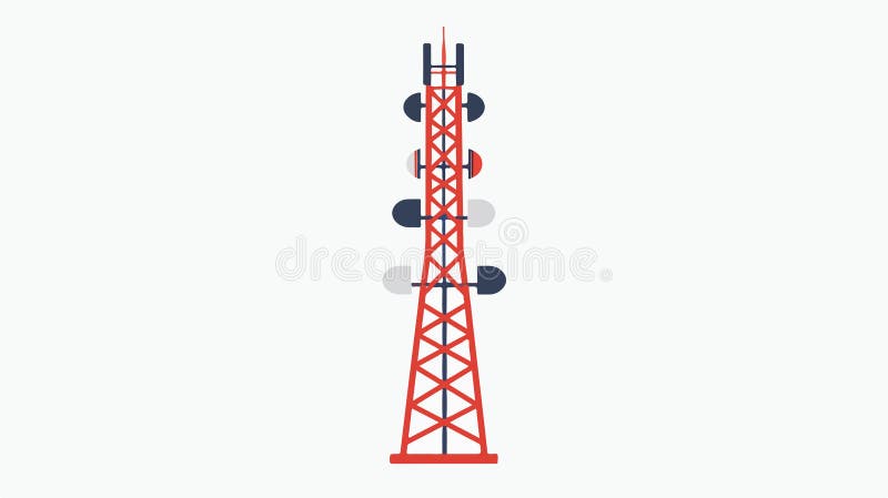 Cell Tower Communication Icon for Professional Use Stock Vector ...