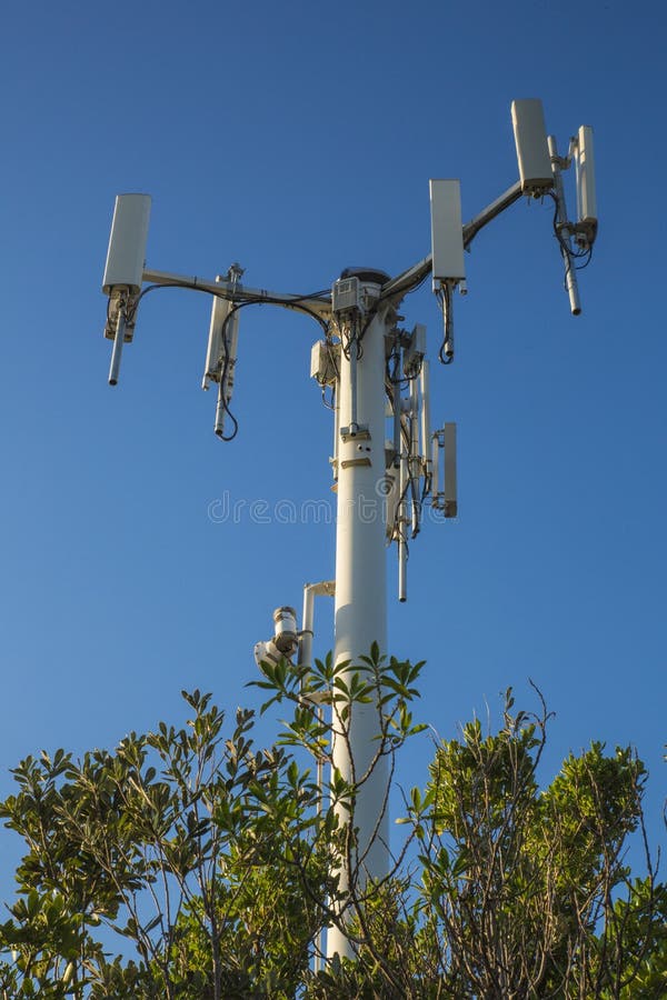 Cell Tower stock image. Image of communication, telco - 64303327
