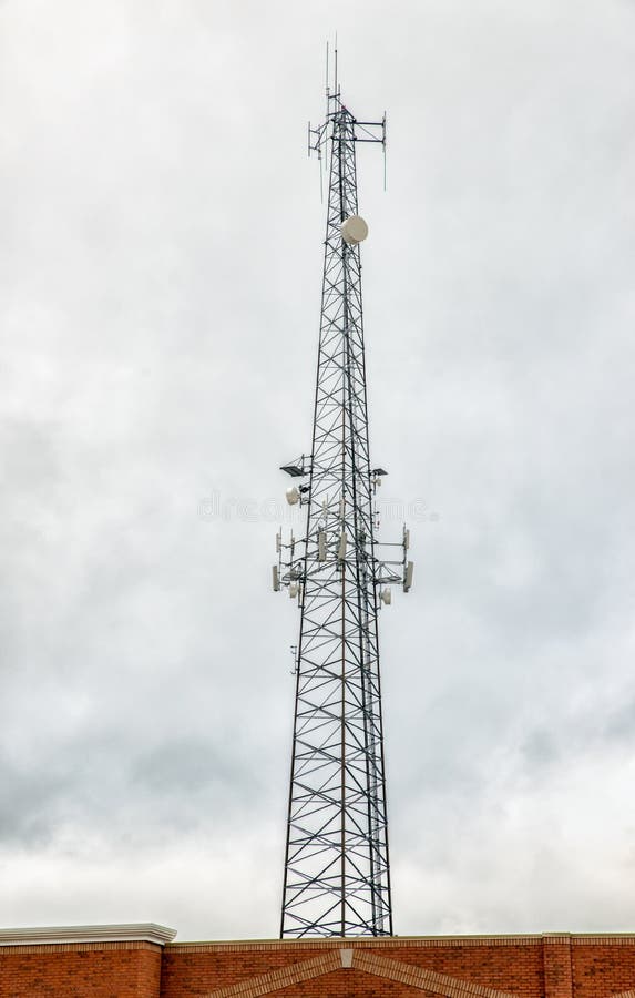 Cell Tower stock photo. Image of phone, metal, communicate - 44039080